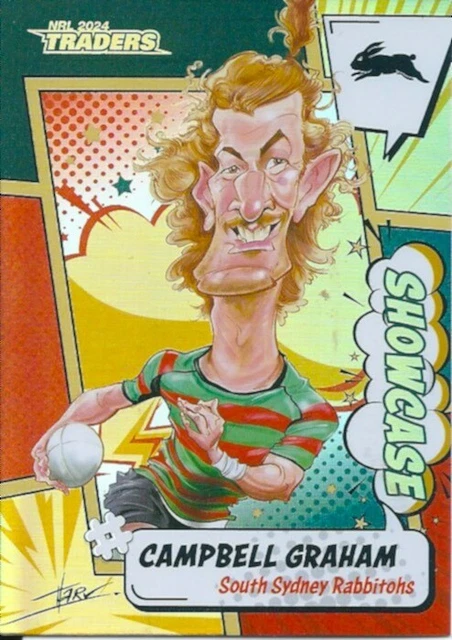 2024 NRL TRADERS titanium campbell graham showcase card no.32/60 $59.95 ...