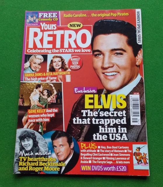 YOURS RETRO MAGAZINE Issue 7 ELVIS Presley Gene Kelly Rita Hayworth EX Condition £4.79 - PicClick UK