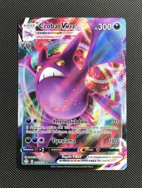 POKEMON CROBAT VMAX 045/072 Full Art Ultra Rara Holo Destino Splendente EUR 12,00 - PicClick FR