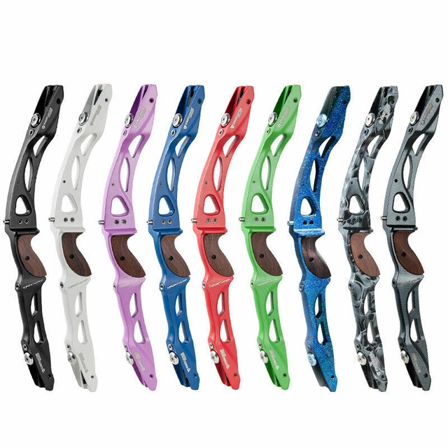 25& ILF RECURVE Bow Riser Handle Wooden Grip RH LH Competition Archery ...