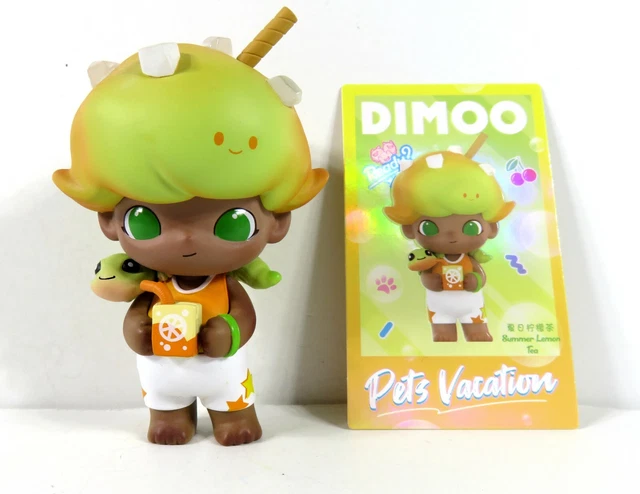 POP MART DIMOO Pets Vacation Series Summer LemonTea Mini Figure NEW $24 ...