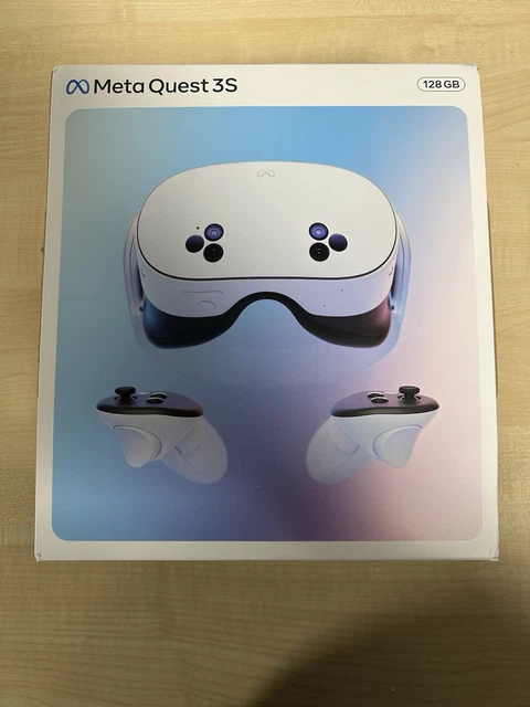 META QUEST 3S 128GB All-In-One Mixed Reality VR Headset Boxed £265.92 - PicClick UK