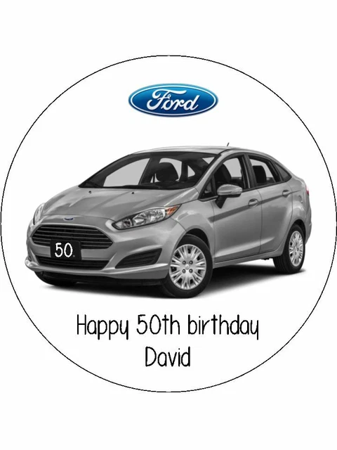 FORD FOCUS CAR pre-cut Edible Icing Cake Topper or Ribbon £5.00 ...