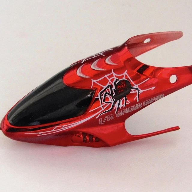 PIÈCE DE RECHANGE Cockpit Araignée Hélicoptère Rouge 2-Kanal Starkid ...