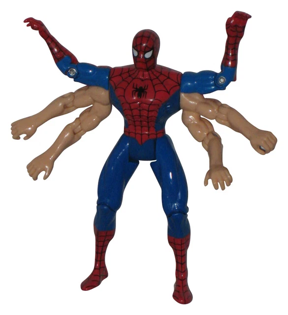 MARVEL SPIDER-MAN ANIMATED Series Six Arm Arachnid Toy Biz Figure £18. ...