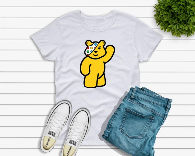 CHILDREN IN NEED - Pudsey Bear Logo - Charity t-shirt - 2023 - Pudsey ...