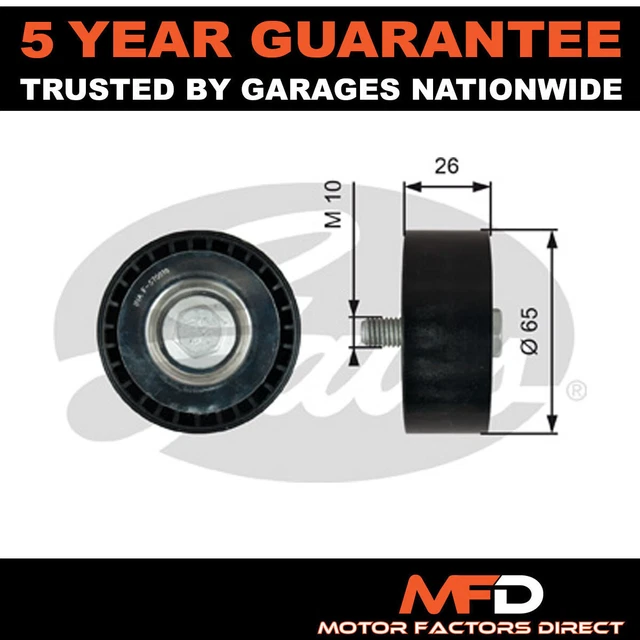 GATES UPPER DRIVE Belt Deflection Guide Pulley 96868477 4802596 ...