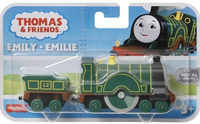 THOMAS & FRIENDS EMILY +TENDER Push Along Metal Engine New Sealed! $20. ...