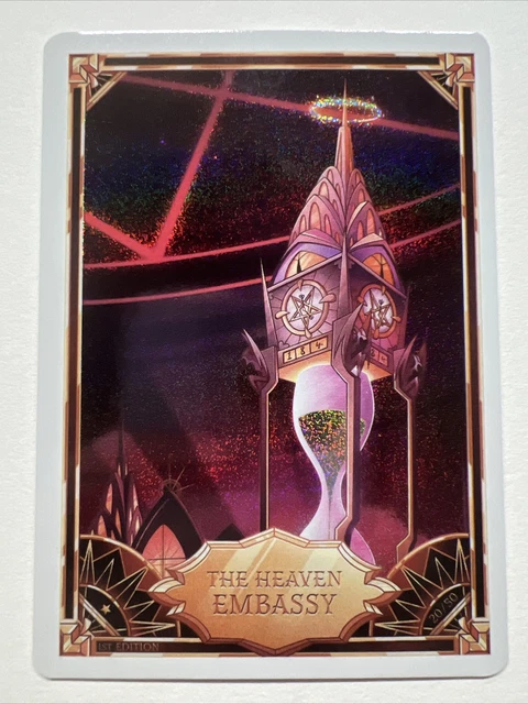THE HEAVEN EMBASSY 20/50 FOIL Hazbin Hotel 1st Edition Trading Card ...