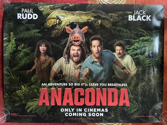 ANACONDA (2025) ORIGINAL UK Quad Movie Film Poster Jack Black, Paul ...