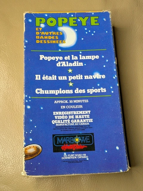 POPEYE ET D'AUTRES Bandes Dessinées - Golden Classics (VHS, 1988 ...