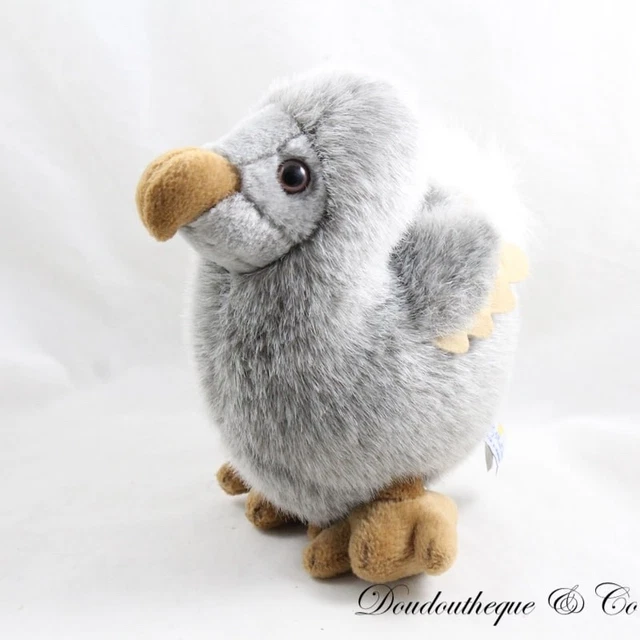 PELUCHE OISEAU WALLY PLUSH TOYS Mauritius Ile Maurice dodo gris 23 cm ...
