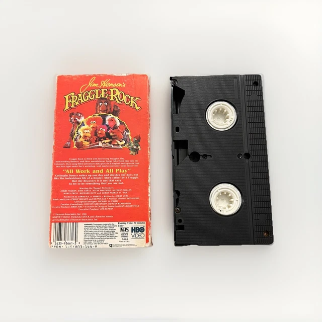 FRAGGLE ROCK ALL Work And All Play Vol 12 VHS Tape 1986 Jim Henson ...