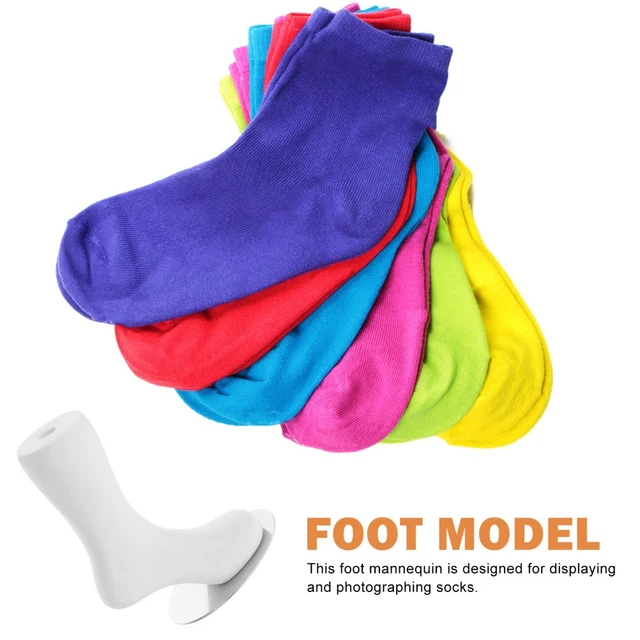SOCK DISPLAY MODEL Fake Foot Mannequin Kids Foot Model Socks Display ...