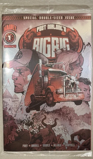 POST MALONE'S BIG Rig #1 2025 Nathan Gooden Foil Vault Comics EB70 £11. ...