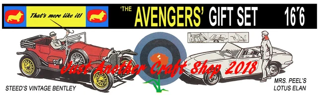 CORGI TOYS THE Avengers Gift Set GS 40 Poster Shop Display Sign Leaflet ...