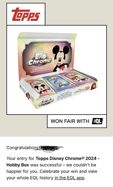 TOPPS DISNEY CHROME® 2024 - Hobby Box 💎 CONFIRMED £380.00 - PicClick UK