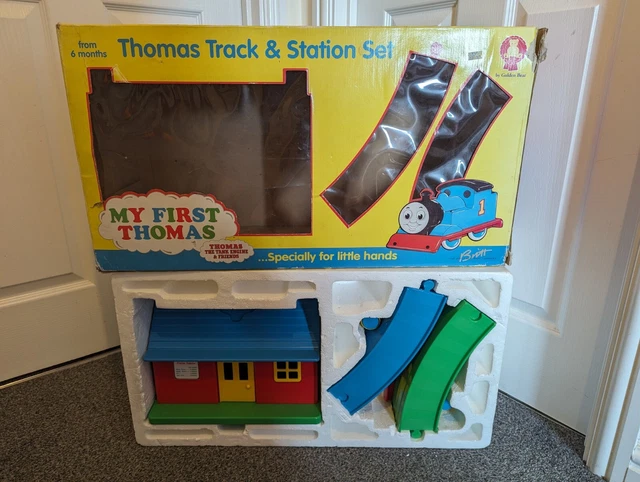 MY FIRST THOMAS The Tank Engine Golden Bear Trains Carriages Track ...