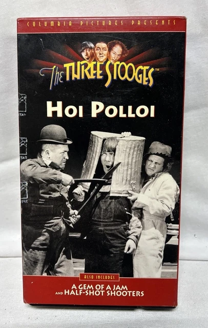THE THREE STOOGES Hoi Polloi VHS Tape 1996 Watermarks On Box £7.54 ...