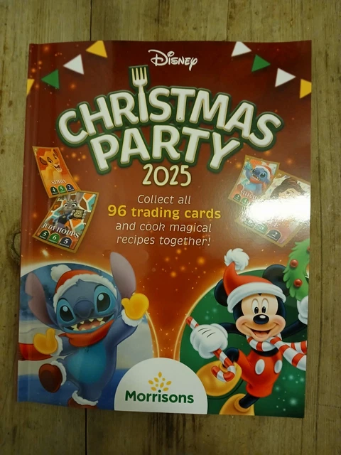 MORRISONS DISNEY CHRISTMAS Party 2025 Full Complete Collection Cards ...