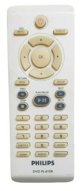 PHILIPS ORIGINAL DVD Player Remote Control (RC-2020) for DVP3040 ...
