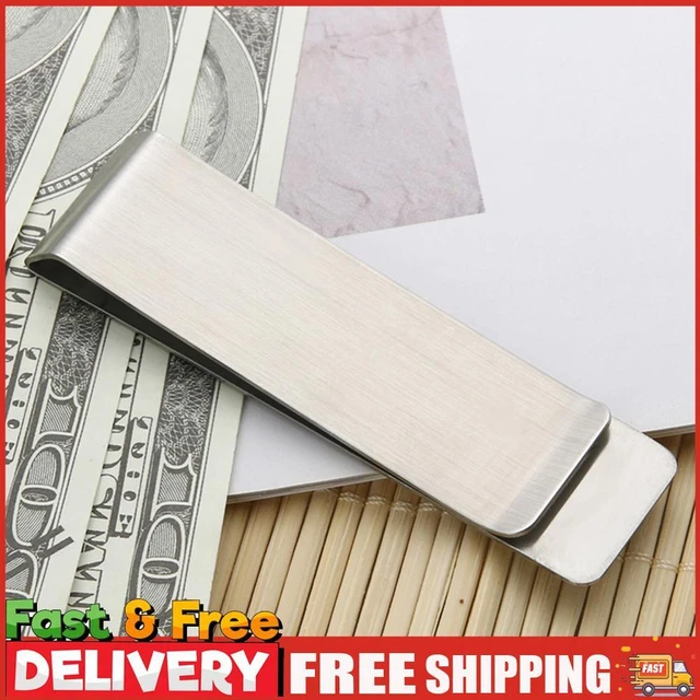 MINI BANKNOTES CLIPS Reusable ID Card Pocket Holder Durable Simple for ...