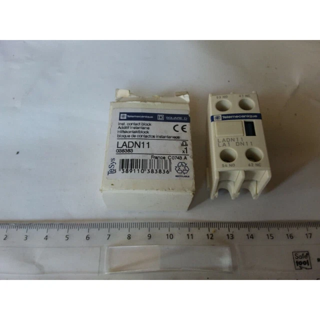 SCHNEIDER TELEMECANIQUE AUXILIARY Contact Block LADN11 £6.07 - PicClick UK