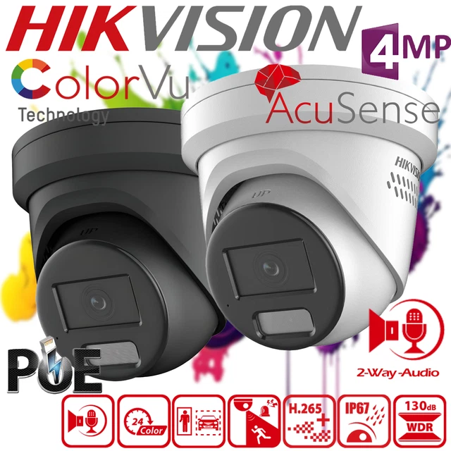 Original Hikvision Ds 2cd2347g2 Lsu Sl 2way Audio 4mp Ip Camera Colorvu