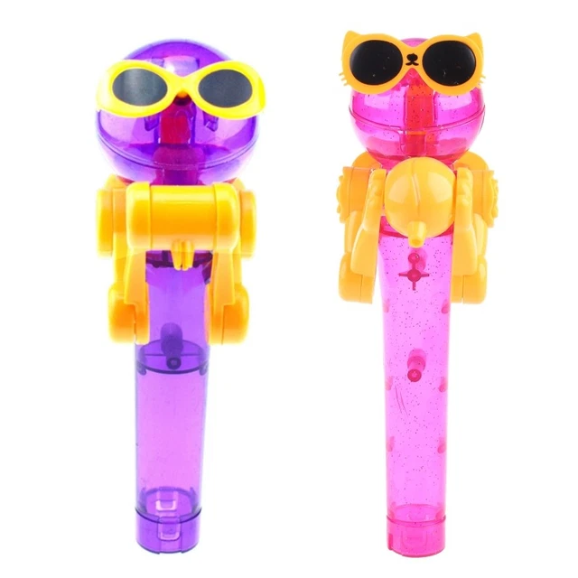CREATIVE KIDS EATING Lollipops Robot Lollipop Candy Stand Holder ...