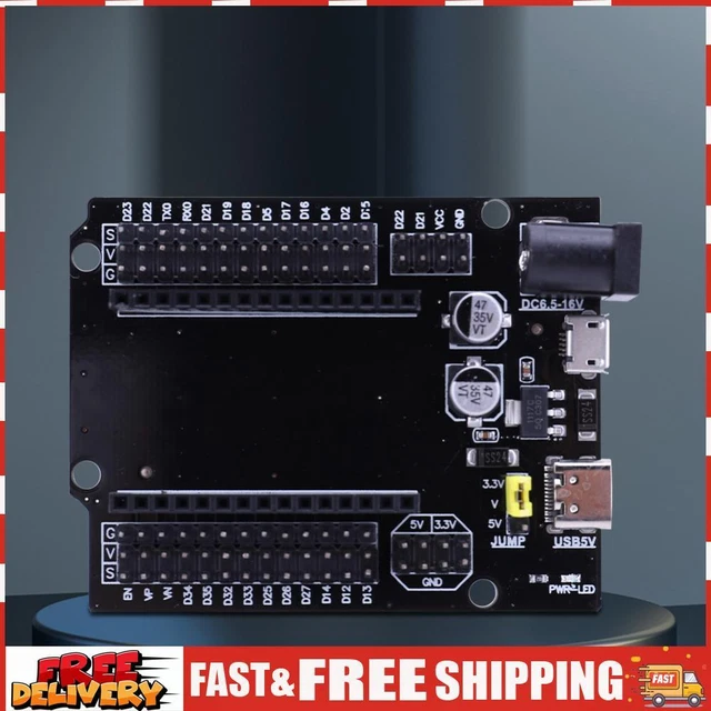 Esp32 Esp32 30p Power Module 24 Ghz Devkit V1 Power Supply Panel Dual