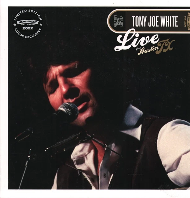 TONY JOE WHITE Live From Austin, Tx LP vinyl Europe New West 2022 in g ...