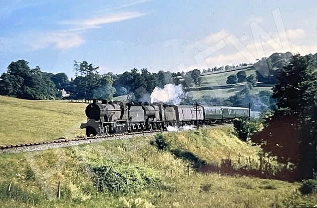 COLOUR RAIL SLIDE SD 25 LMS '2P' No. 40601 pilots '4F' No. 44560 near ...