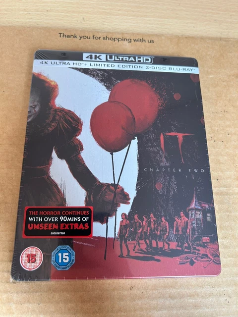 IT CHAPTER 2 Ltd Edition UK 4K UHD Blu Ray Steelbook NEW & SEALED Stephen King EUR 71,26 ...