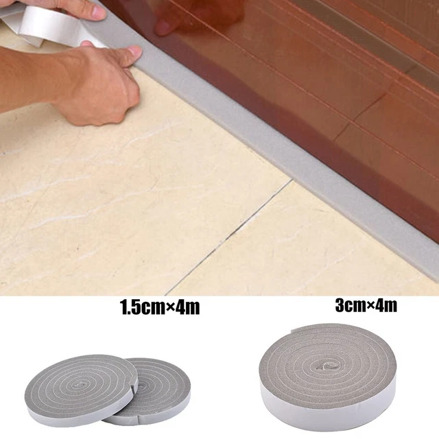 SLIDING DOOR DUST Collection Prevention Foam Tape Draught Excluder Seal ...