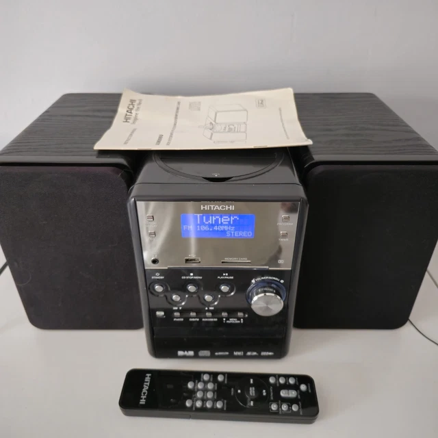 HITACHI AXM898U MICRO system for CD/MP3/USB/DAB/FM & Aux in READ ...