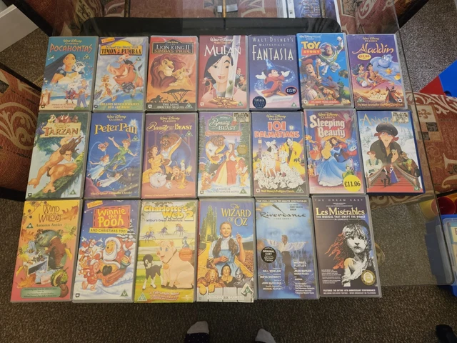DISNEY VHS VIDEO BUNDLE x 14 + 6 more £11.12 - PicClick UK