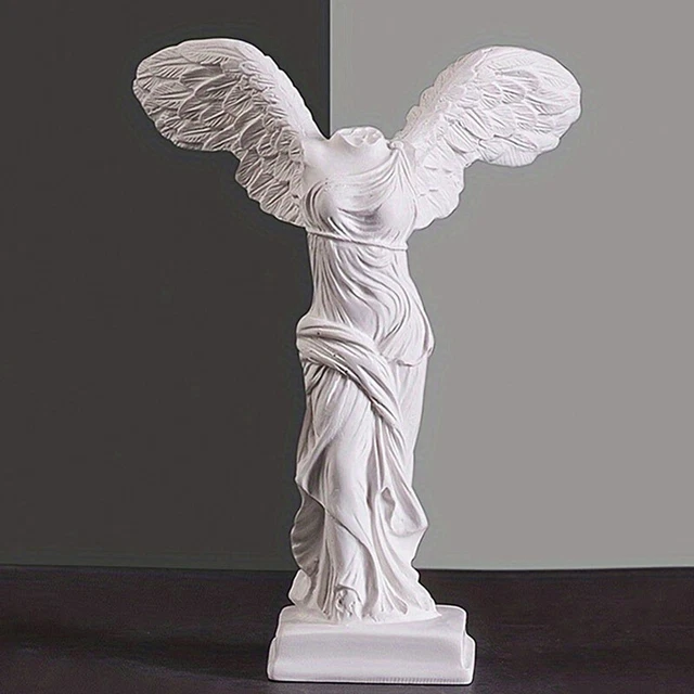 GREEK GODDESS OF Victory Character Statue Angel Wing Art Figurine ...