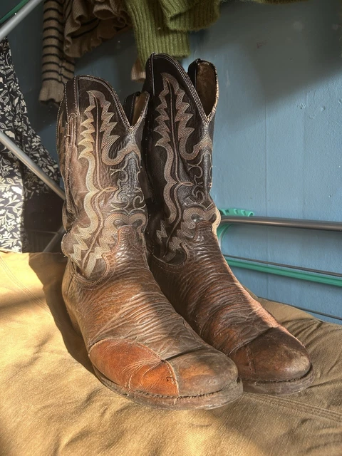 RARE JUSTIN 2223 Bullhide Cowboy Boots Rick Grimes Twd £363.70 ...