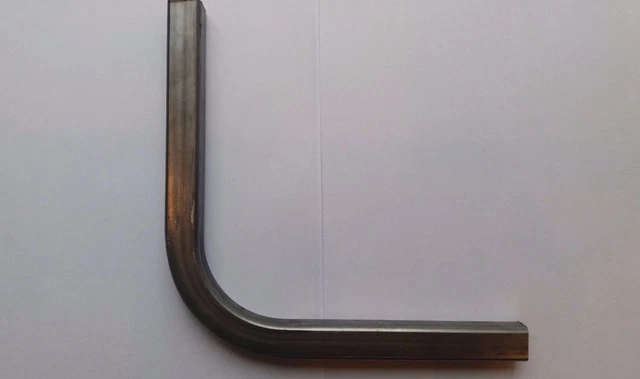 MILD STEEL SQUARE TUBE BOX SECTION ANY DEGREE BEND ELBOW 18mm O/D to ...