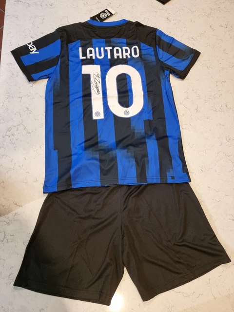 INTER &AUTOGRAFATA& LAUTARO 10 originale prima maglia 2023-2024 Tg M ...