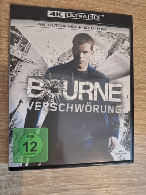 DIE BOURNE VERSCHWÖRUNG Blu-Ray 4k UHD (The Bourne Supremacy) EUR 103,00 - PicClick DE