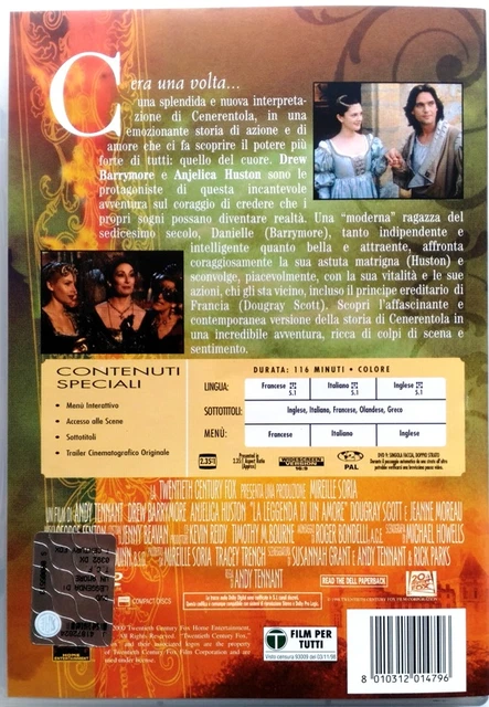 DVD LA LEGGENDA di un Amore - Cinderella con Drew Barrymore 1998 Usato ... DVD LA LEGGENDA di un Amore - Cinderella con Drew Barrymore 1998 Usato ...