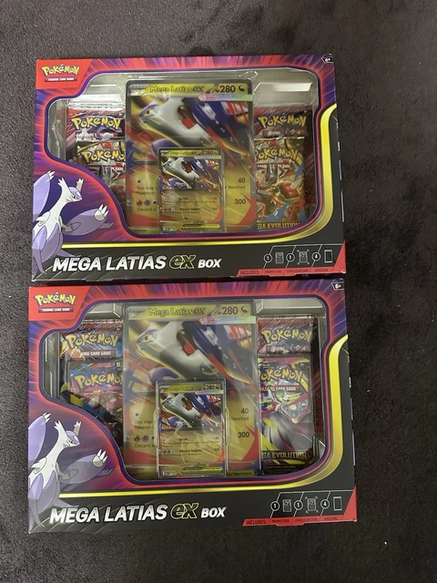 POKÉMON TCG MEGA Evolutions: Mega Latias Ex Box - Brandneu Sealed - X2 ...
