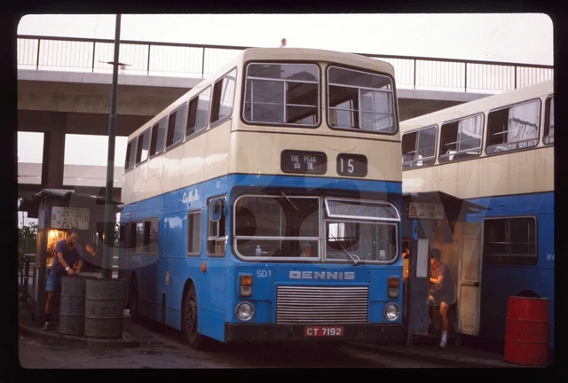 ORIGINAL BUS SLIDE Hong Kong - CMB China Motor Bus SD1 CT7192 Dennis ...