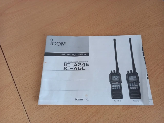 ICOM IC A24E A6E manual £4.99 - PicClick UK