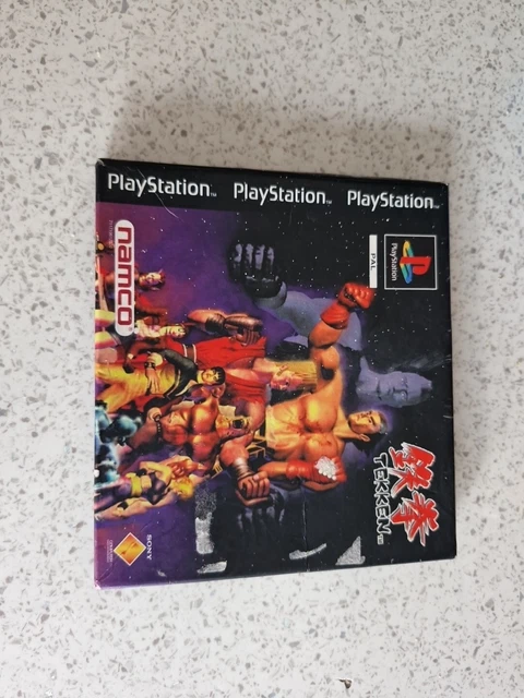 TEKKEN PS1 PLAYSTATION 1 game cardboard box PAL eu 1995 rare good ...