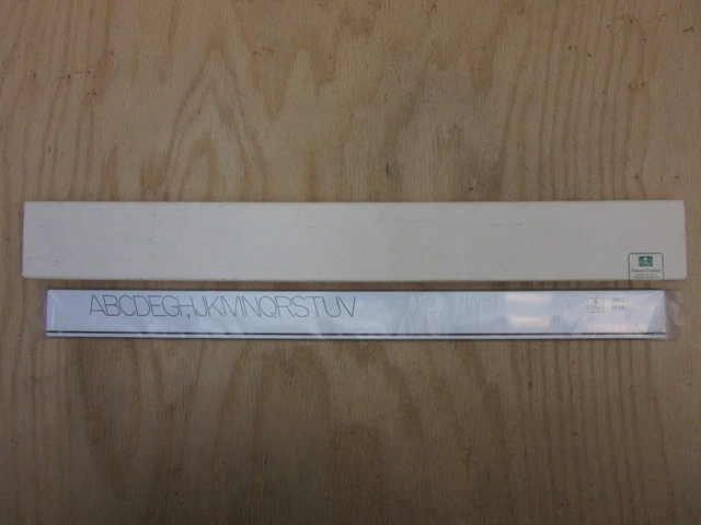 FABER-CASTELL 1100-700C LETTERING Template Guide Ruler 700 C PEN 9 $19. ...