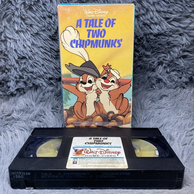 A TALE OF Two Chipmunks VHS Animated Movie Chip N Dale Walt Disney Home ...