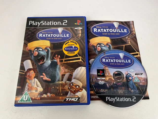 DISNEY / PIXAR: RATATOUILLE - KIDS PS2 GAME OF FILM FastPost COMPLETE ...