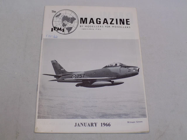 IPMS MAGAZINE JAN 1966 International Plastic Modellers Society Canada ...